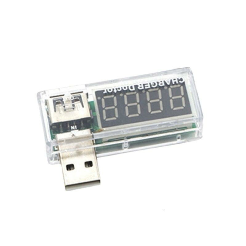 USB-тестер мощности, USB-измеритель напряжения и тока с дисплеем, прозрачный - наклоните голову