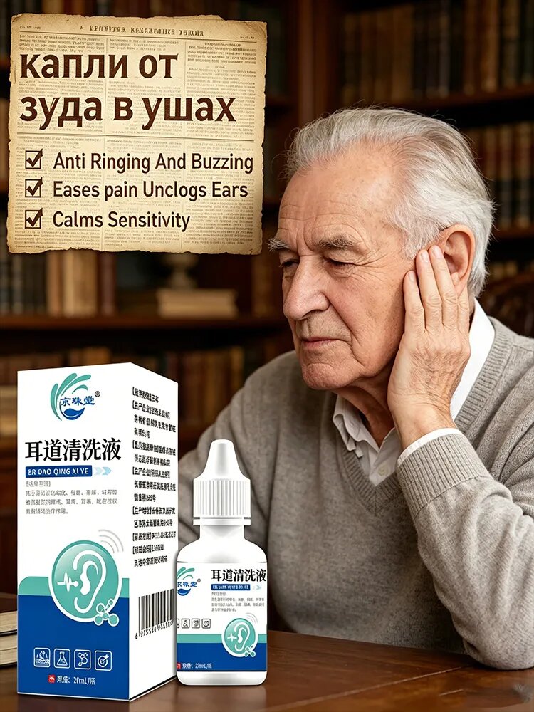 Капли для ушей, прочистка и снятие дискомфорта
