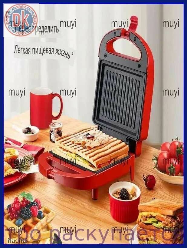 Тостер 948382359359-f01ca8265cc4 650 Вт тостов - 1, красный