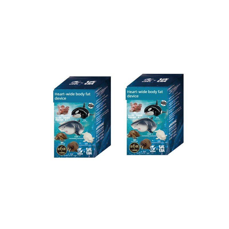 Случайные 2 фигурки в слепых пакетах серии «Animal Planet Ocean Edition», четвертый выпуск, 2 шт