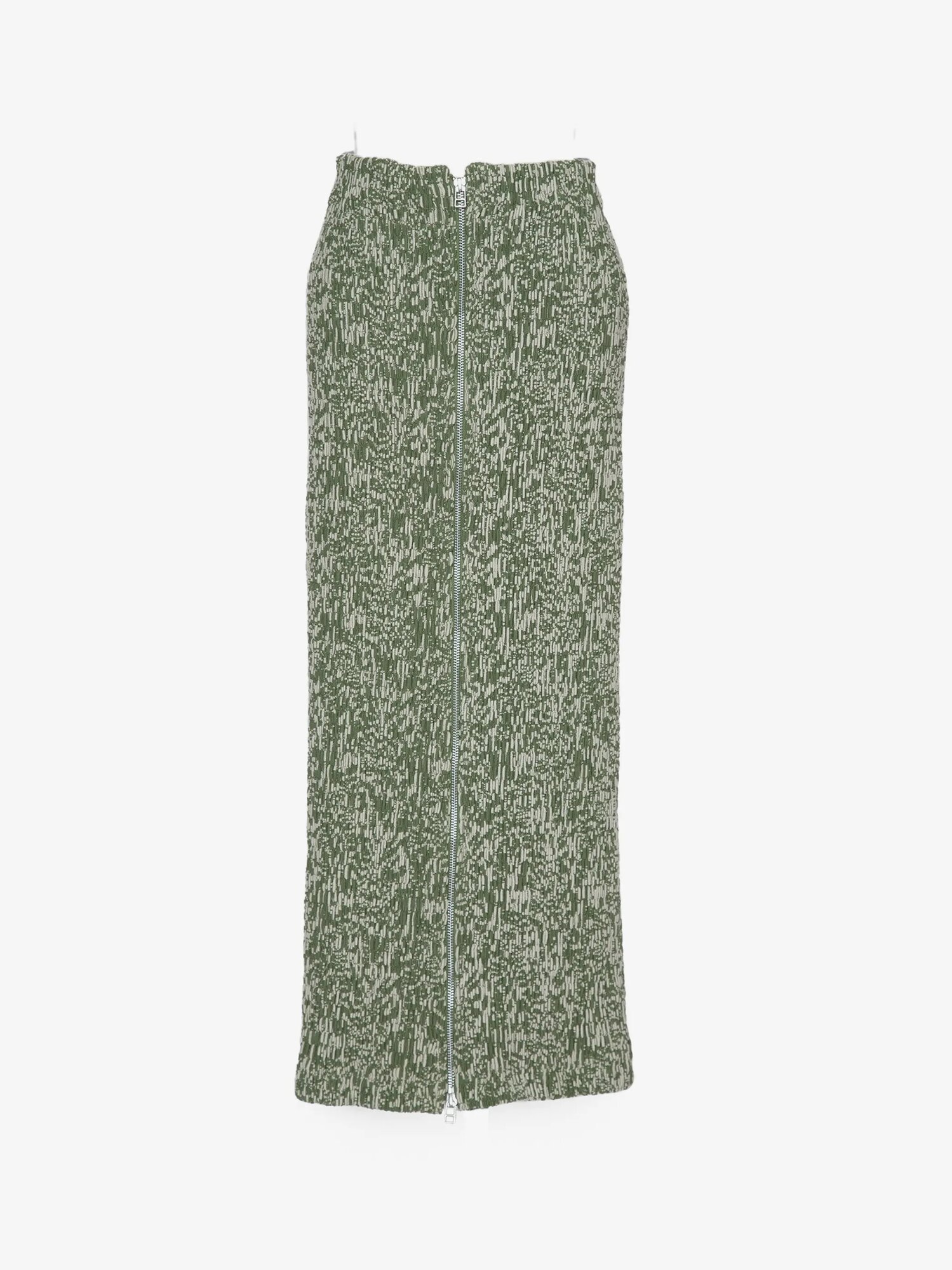 Юбка Zip-fastening textured-finish midi skirt