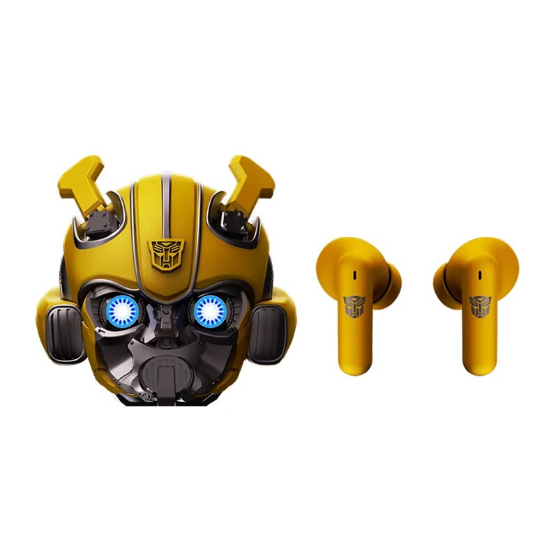 Беспроводные наушники Killerbody Bumblebee H1 Alloy Bluetooth в стиле кибер-меха, металлические, с ANC, HIFI, 4D, вдохновленные Трансформерами