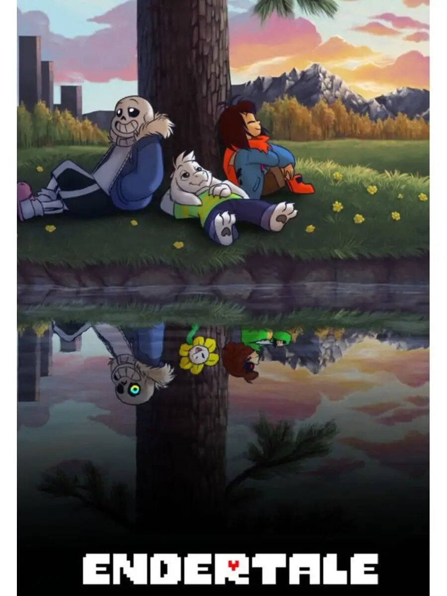 Постер undertale
