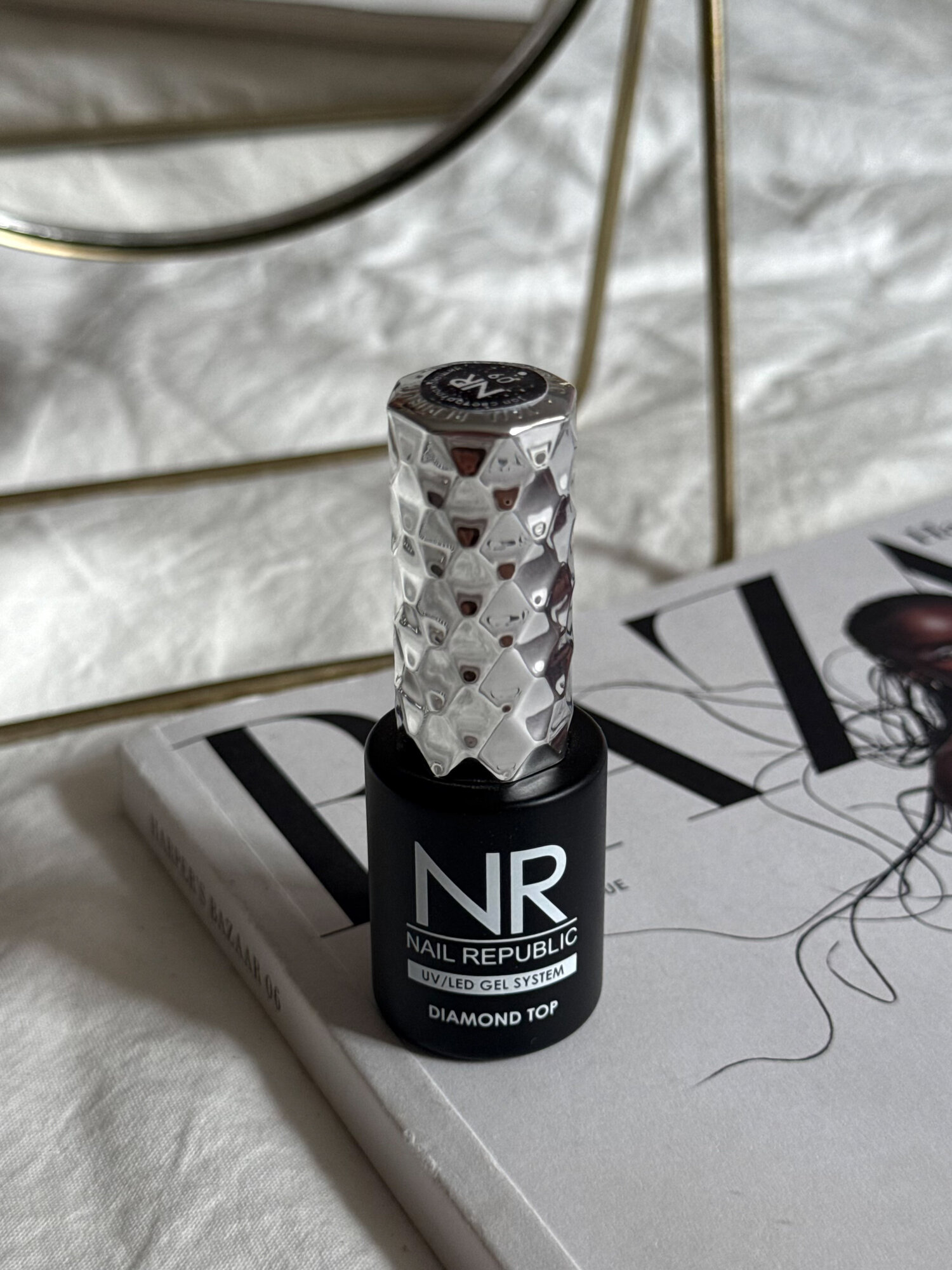 Топ Nail Republic Flash Diamond №09, для маникюра, с голографическим эффектом, 10 мл