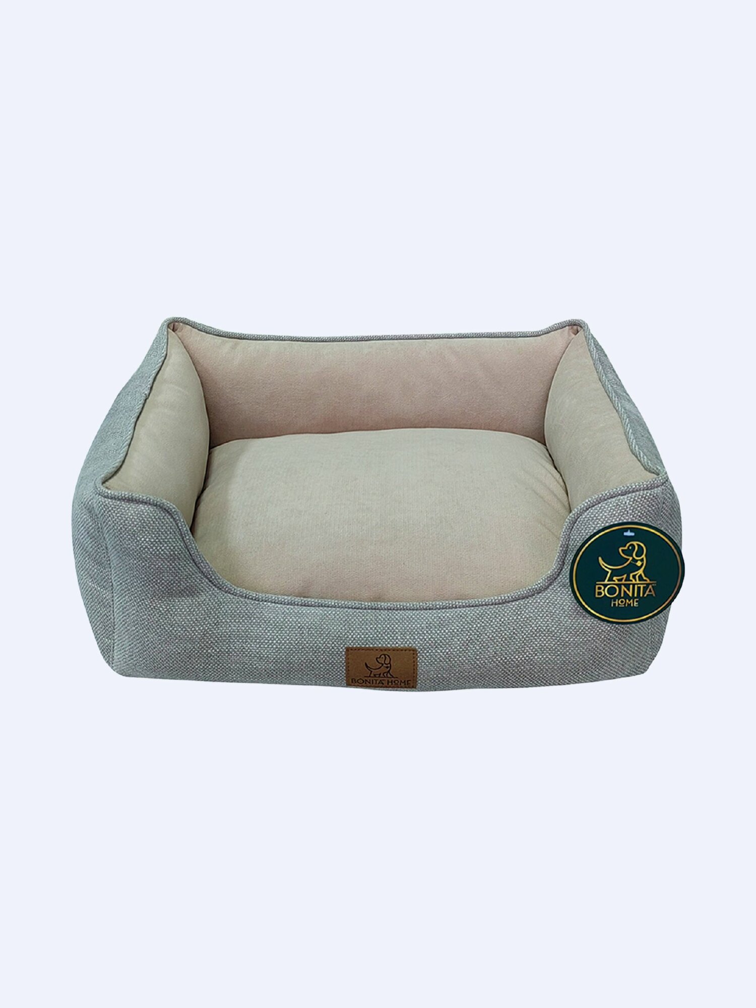Лежанка для животных BONITAPET "Гэрри" (серый) 50х43х17 см