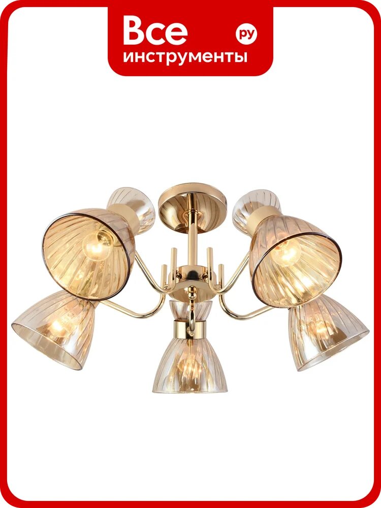 Люстра Rivoli Victoria 9183-305 5хЕ27 60 Вт модерн Б0069944