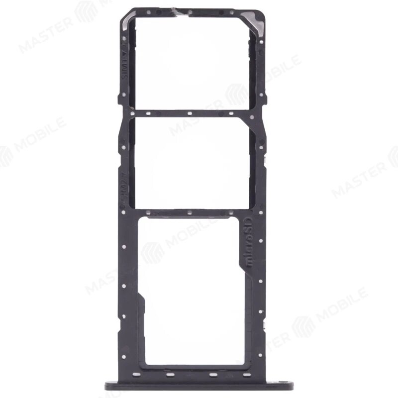 Держатель сим-карты для Samsung A015 Galaxy A01 / M015 Galaxy M01 (черный)