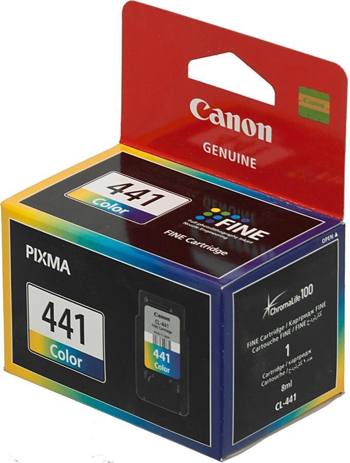 Картридж струйный Canon CL-441 5221B001 многоцветный для Canon MG2140/3140
