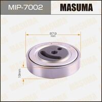 Ролик натяжителя ремня H20A, H25A, H27A, H27A(4.8), H27A(5.5)