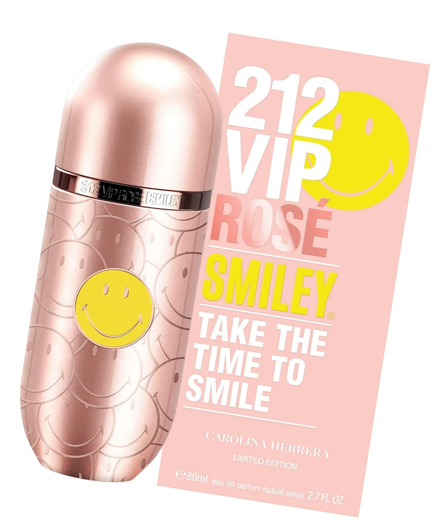 212 Вип Роуз Смайли Каролина Херрера аромат женский 80 мл - Carolina Herrera 212 VIP Rose Smiley