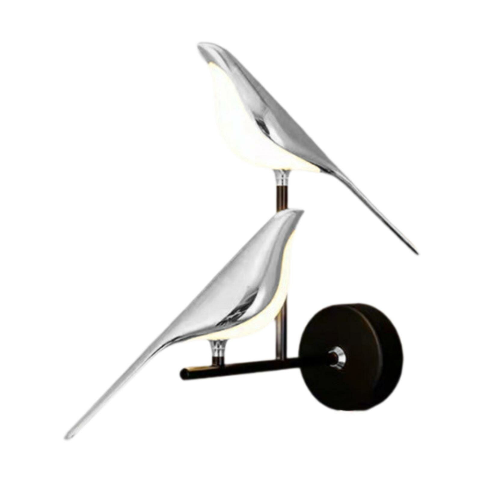 Настенный светильник Bird Wall Light, современный светодиодный настенный светильник для украшения стен в стиле лофт, нейтральное освещение.