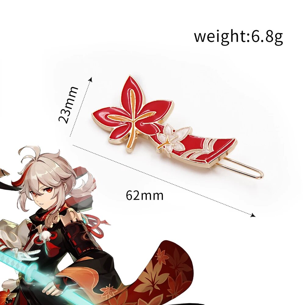 Набор Заколок Для Волос Genshin Impact Из 23 Стильных Женских Брошей Yae Miko Keqing Venti Hutao