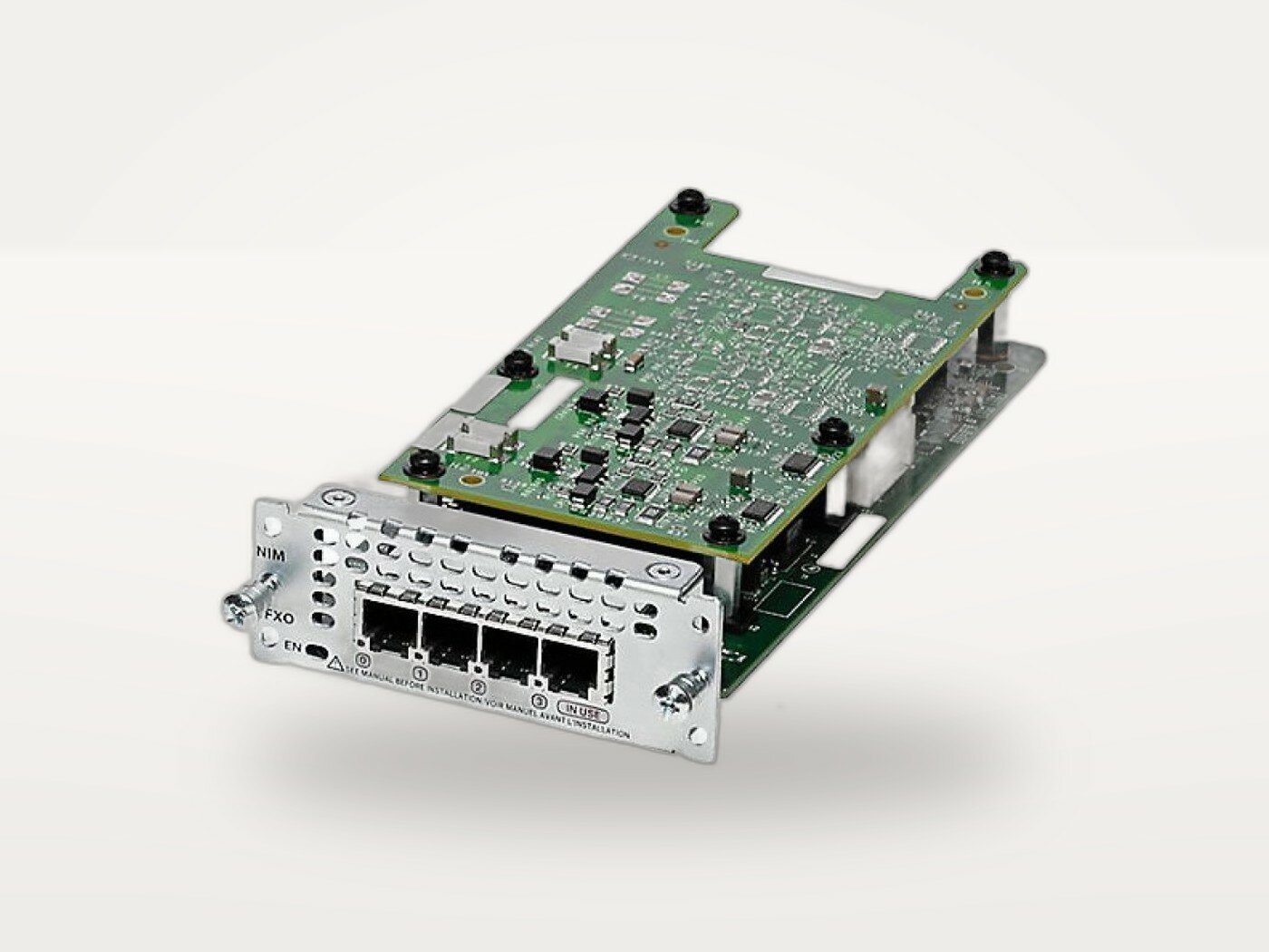 Модуль CISCO NIM-4FXO 4-port Network Interface Module - FXO (Universal)