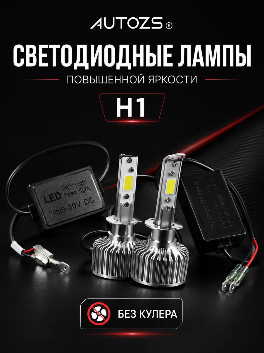 Светодиодные лампы повышенной яркости без кулера H1