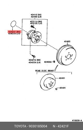 Кольцо Org (TOYOTA 9030185004)