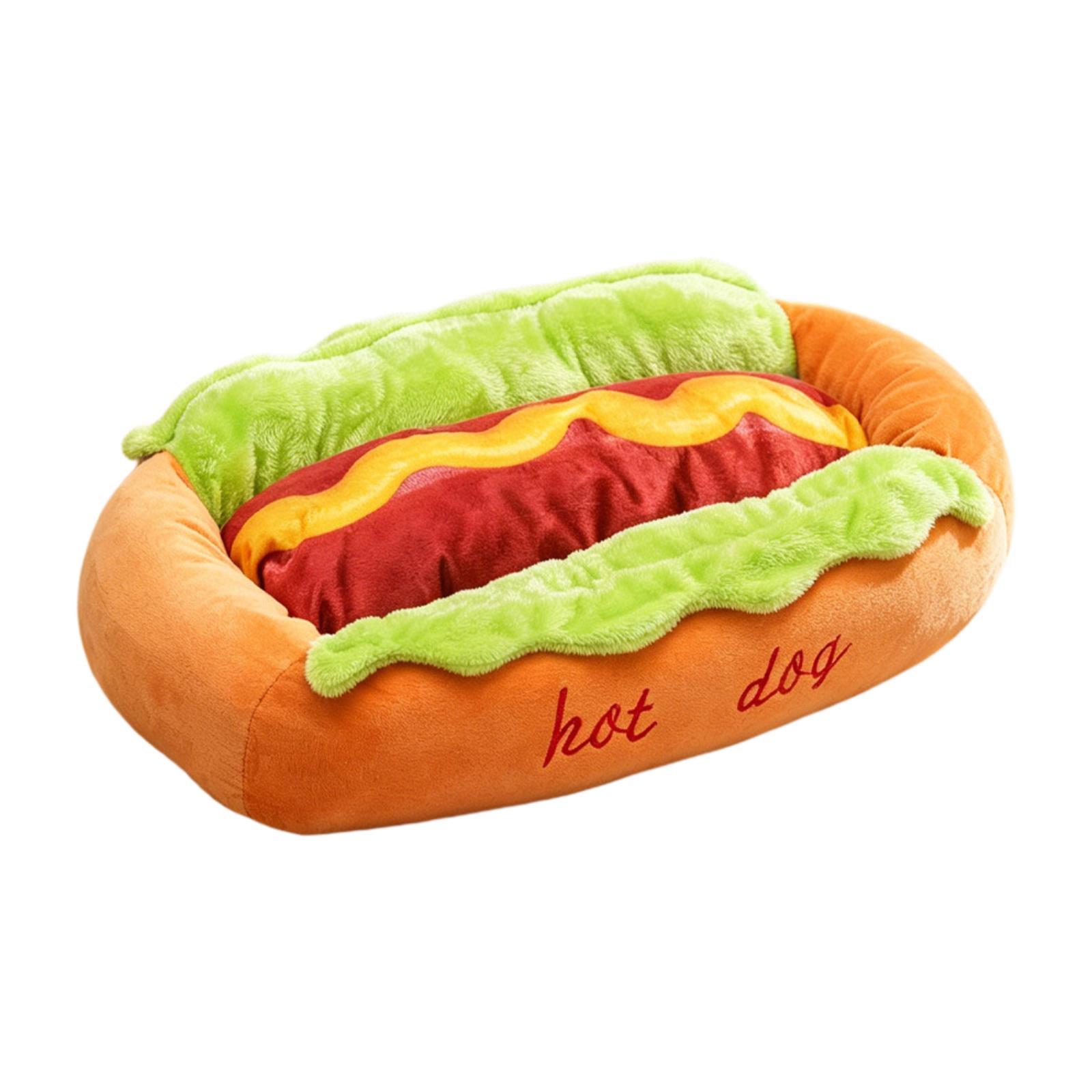 Дорожная подушка для собак Hotdog Design с нескользящим дном, лежанка для питомца, размер M