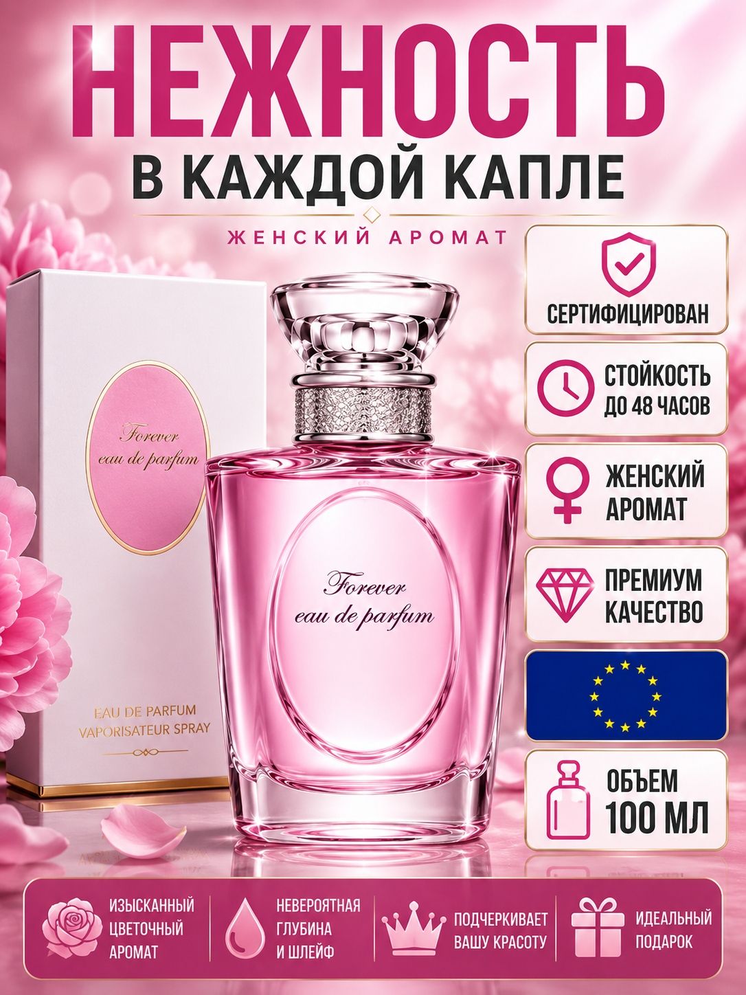 Парфюм Forever And Ever 100мл/ Духи Форевер