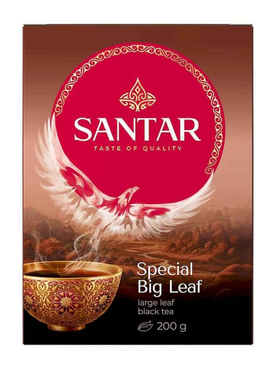 SANTAR Чай Special Big Leaf чёрный, листовой, крупный 200 г