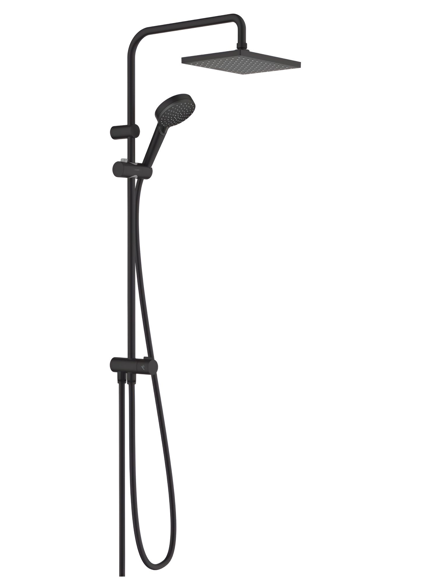Душевая система, черный матовый, Hansgrohe Vernis Shape 26282670
