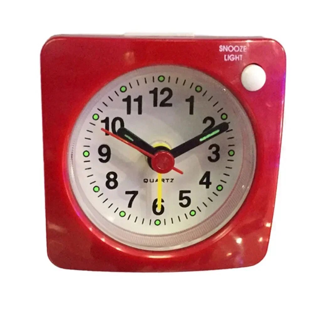 LEENKEA Мини светодиодный будильник Красный, red