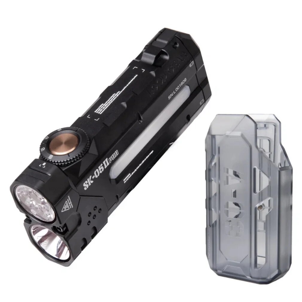 LOOP GEAR SK05 Pro Upgrade Фонарь 5000 Лм No UV Black K Sheath
