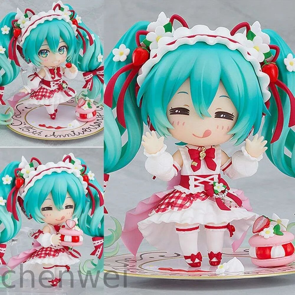 Фигурка вокалоид: Мику Хатусне 15-я годовщина / VOCALOID Miku Hatsune 15th Anniversary Подарки для болельщиков 10 см