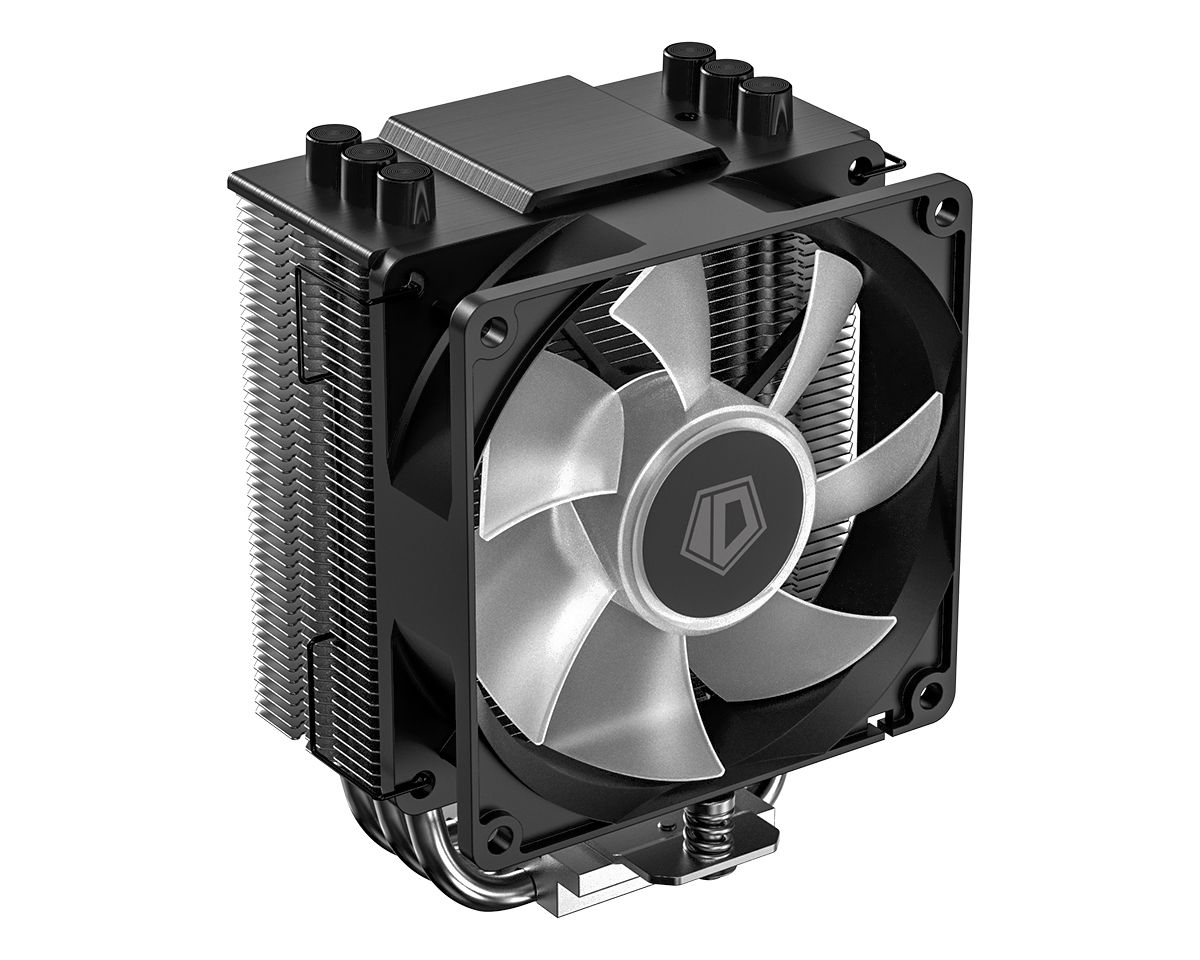 ID-Cooling SE-903-XT FRGB Кулер для процессора черный 92мм алюминий+медь 2200rpm 26db 4-pin 130W 123мм