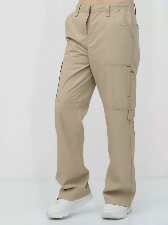 Брюки карго , размер 38, бежевый — фото 1