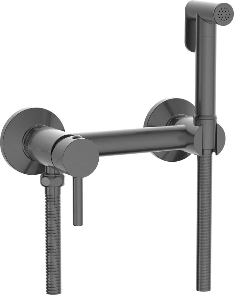 Гигиенический душ RGW Душевые системы (Shower Panels) SP-215Gr латунь, рычажный, смеситель для биде