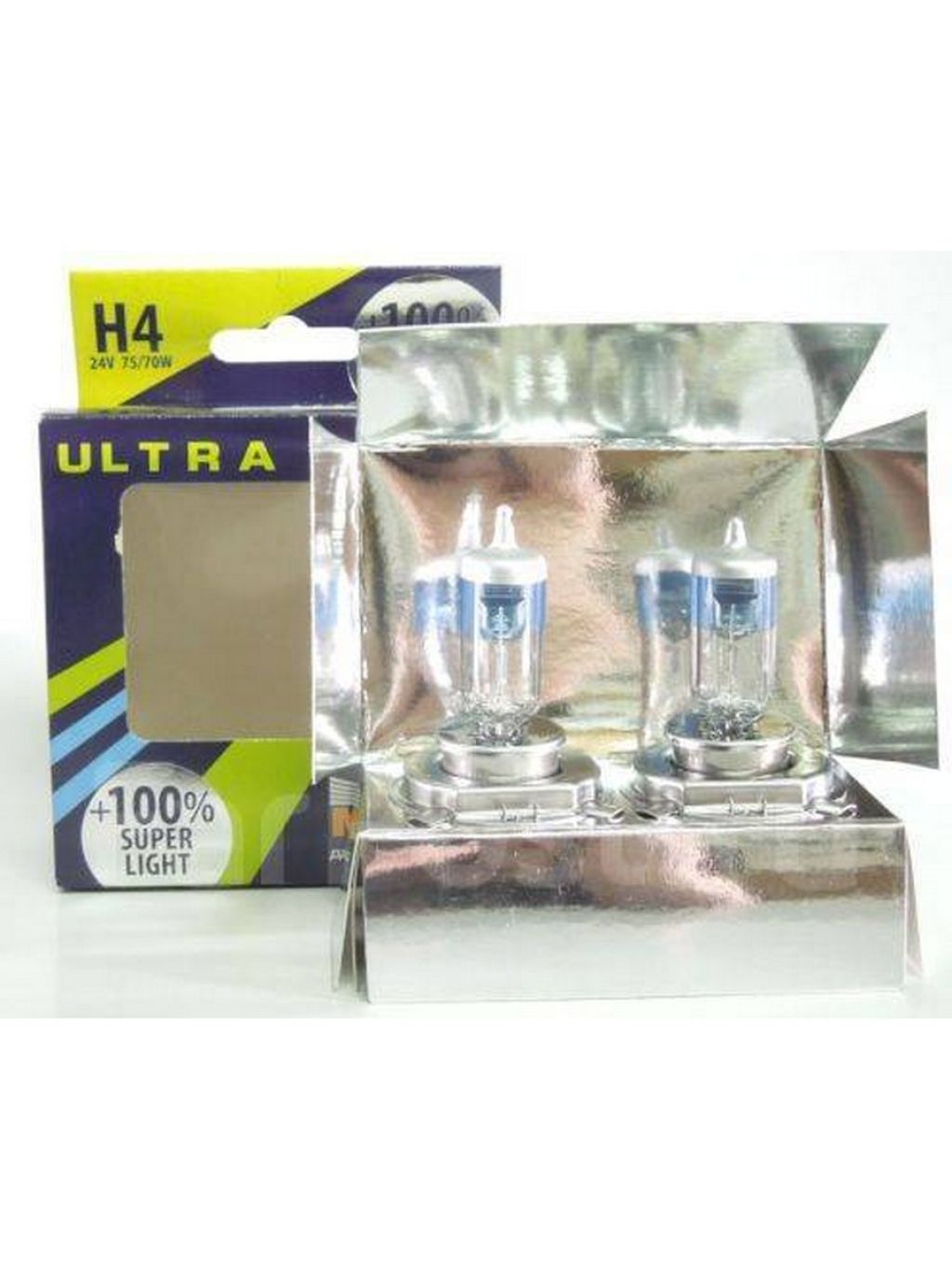 Лампа галогенная Маяк Super Light Ultra New H4 24V 70W, 2 шт.