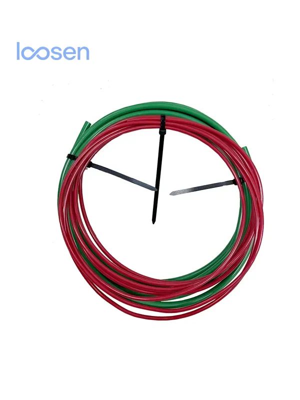 400CM, 1 / 4 "3 / 8" HVAC Встроенная медная труба гибкая с PE пластиковый кондиционер гибкий набор труб