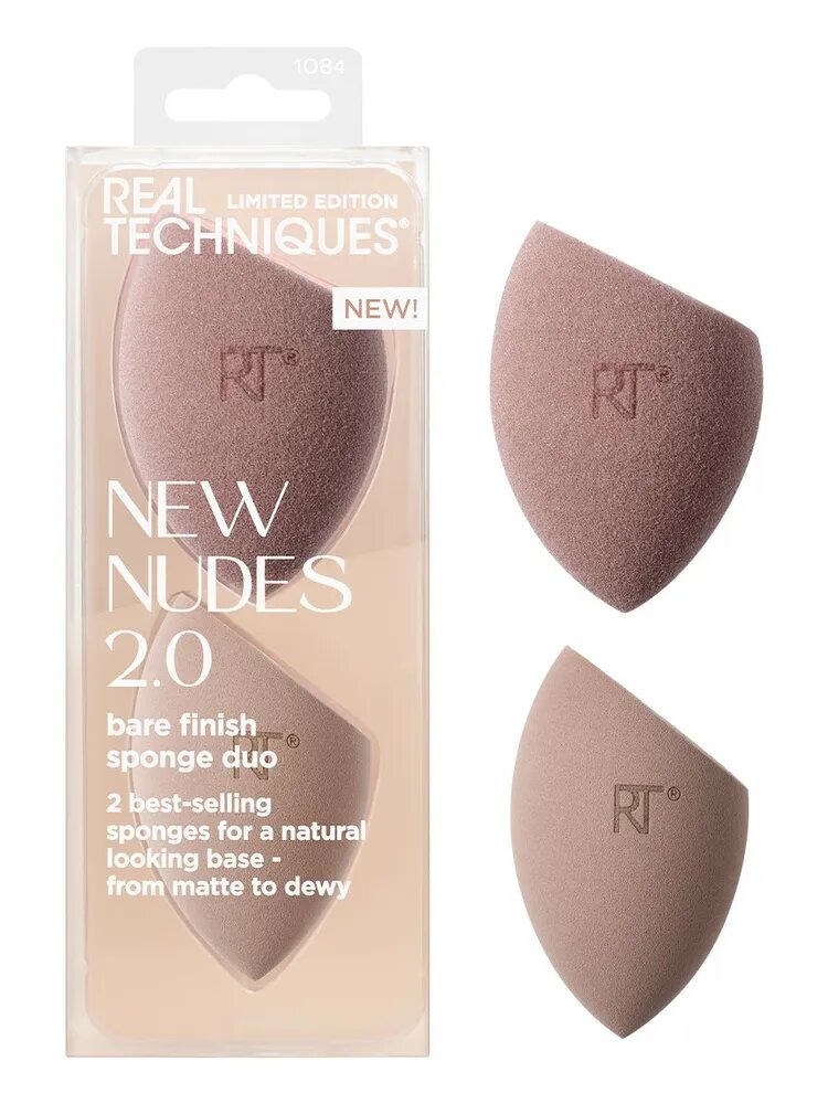 Набор спонжей для макияжа Real Techniques New Nudes Bare Finish Sponge Duo (2 шт.)