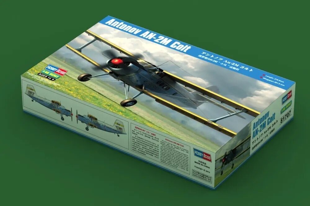 HOBBYBOSS 81707 1/48 Антонов АН-2М Кольт Модельный комплект Самолеты
