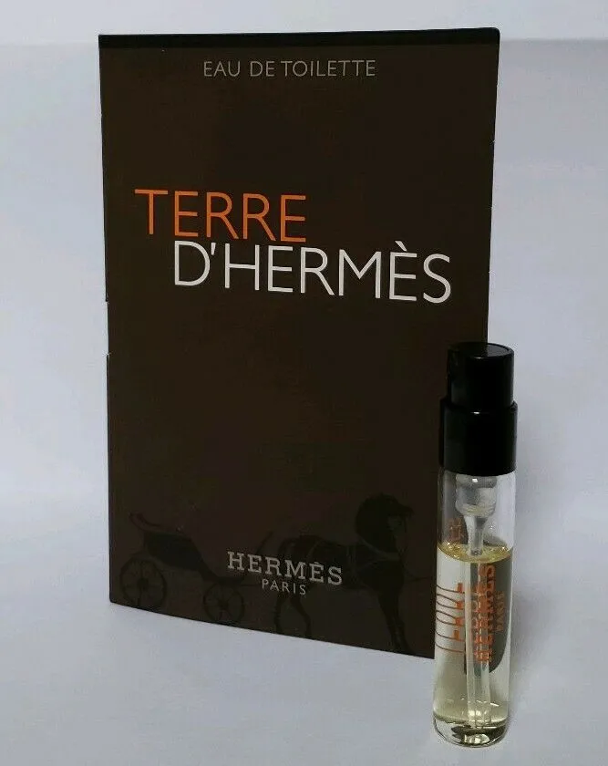 Красивый аромат Hermes Terre D Hermes пробник 2 / Туалетная вода Гермес Терре Де Гермес миниатюра / Сэмпл парфюма