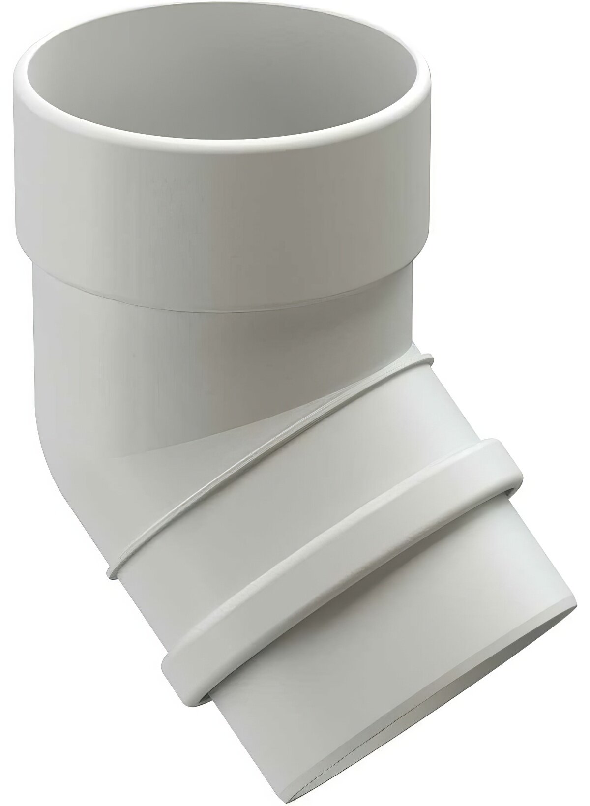 Колено DOCKE LUX 45 пломбир PVLA-1044