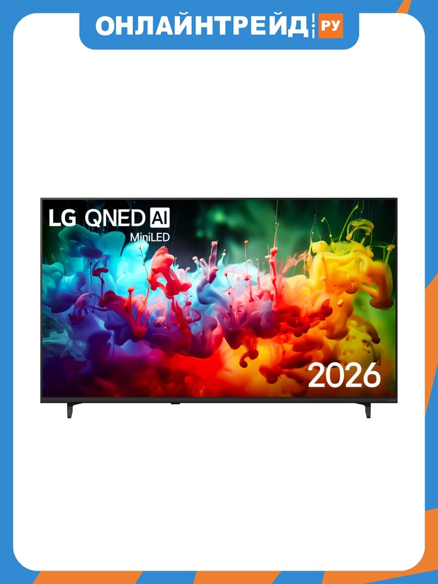 Телевизор LG 65QNED70B6C. ARU, MiniLED, 4K Ultra HD, черный