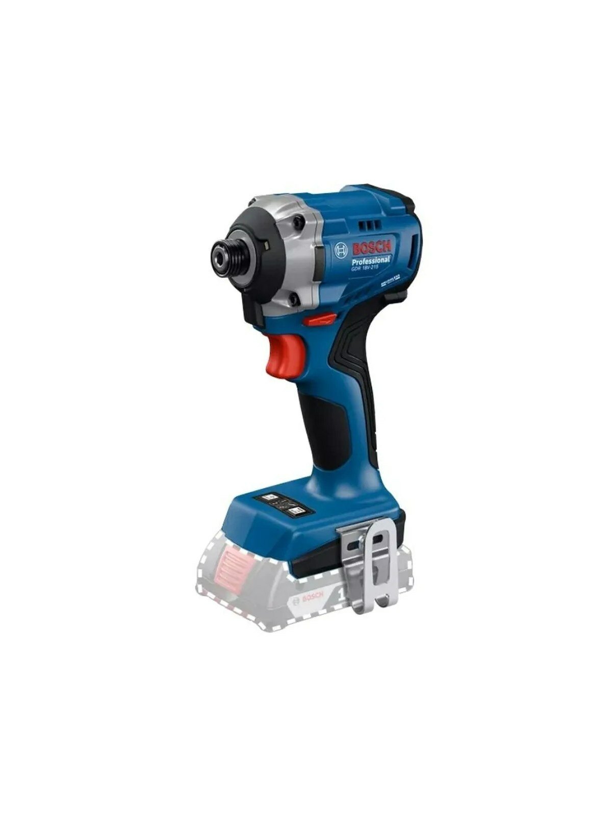 Аккумуляторный ударный гайковерт BOSCH GDR 18V-215 соло, без акк и з/у, 18В, 215Нм, 1/4" (06019N2020)