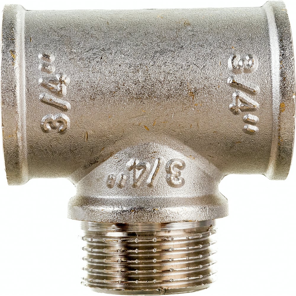 Тройник с переходом на наружную резьбу VALTEC 3/4 вн.-нар.-вн. VTr.132. N.0005