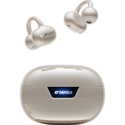 SANSUI W36 ClipPro костная проводимость беспроводные наушники с голосовым управлением шумоподавление белый