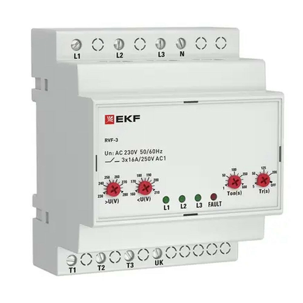 Реле выбора фаз EKF RVF-3 PROxima