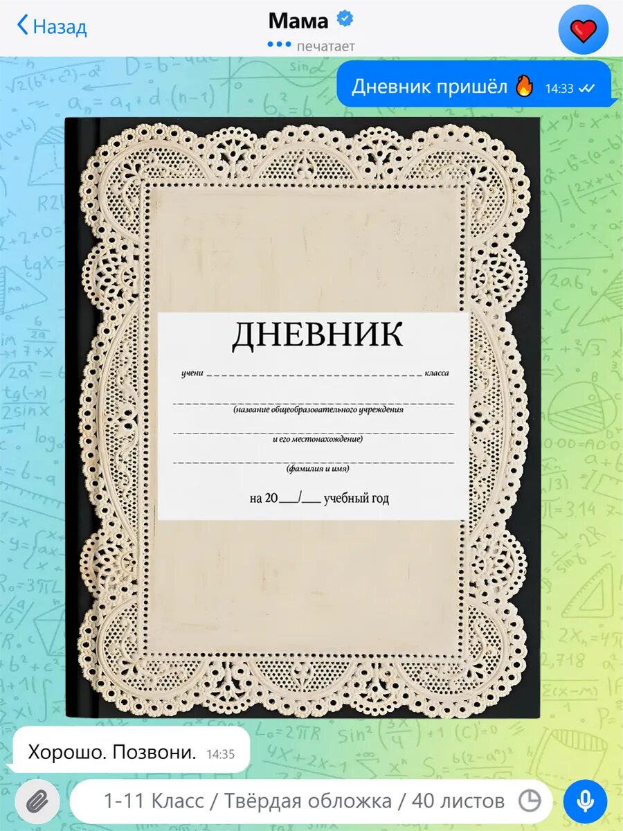 Школьный дневник с принтом y2k pinterest