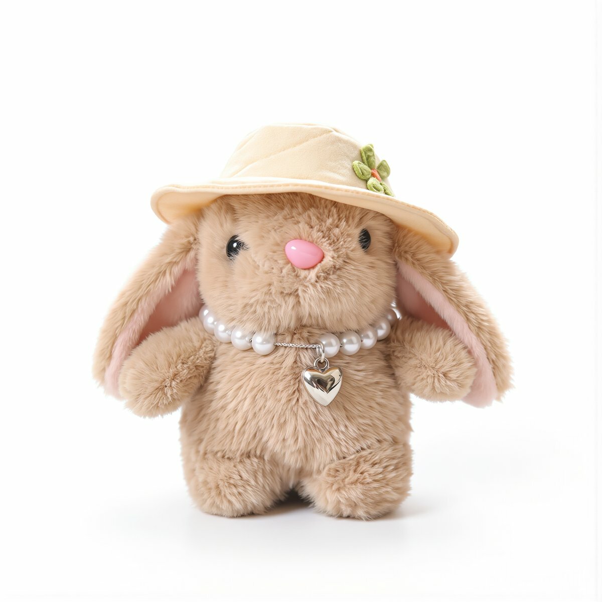 Декоративный аксессуар для сумки в виде мягкой плюшевой игрушки зайца с шляпкой брелок для ключей высотой 13 см удобный для ношения в повседневной жизни