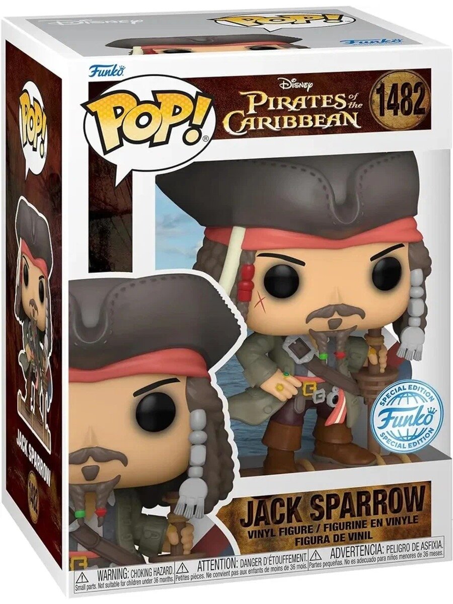 Фигурка Funko Disney Пираты Карибского моря POP Джек Воробей (специальная серия)(1482)81940