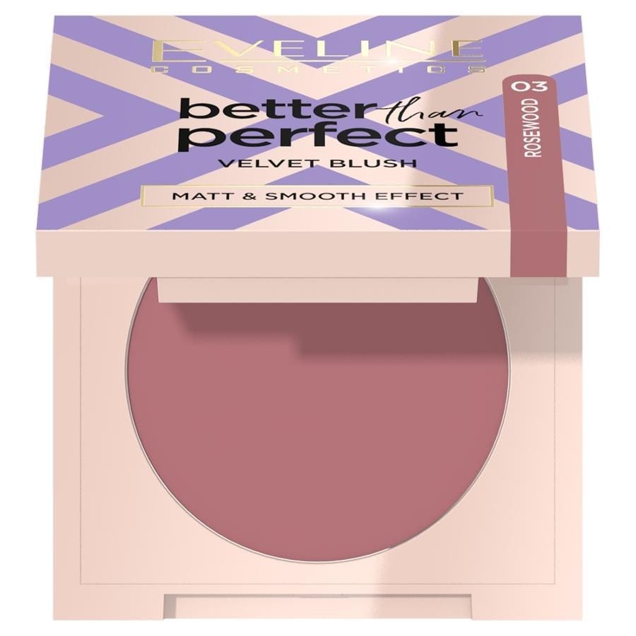 Румяна Eveline Cosmetics Better Than Perfect Velvet Blush, Rosewood
