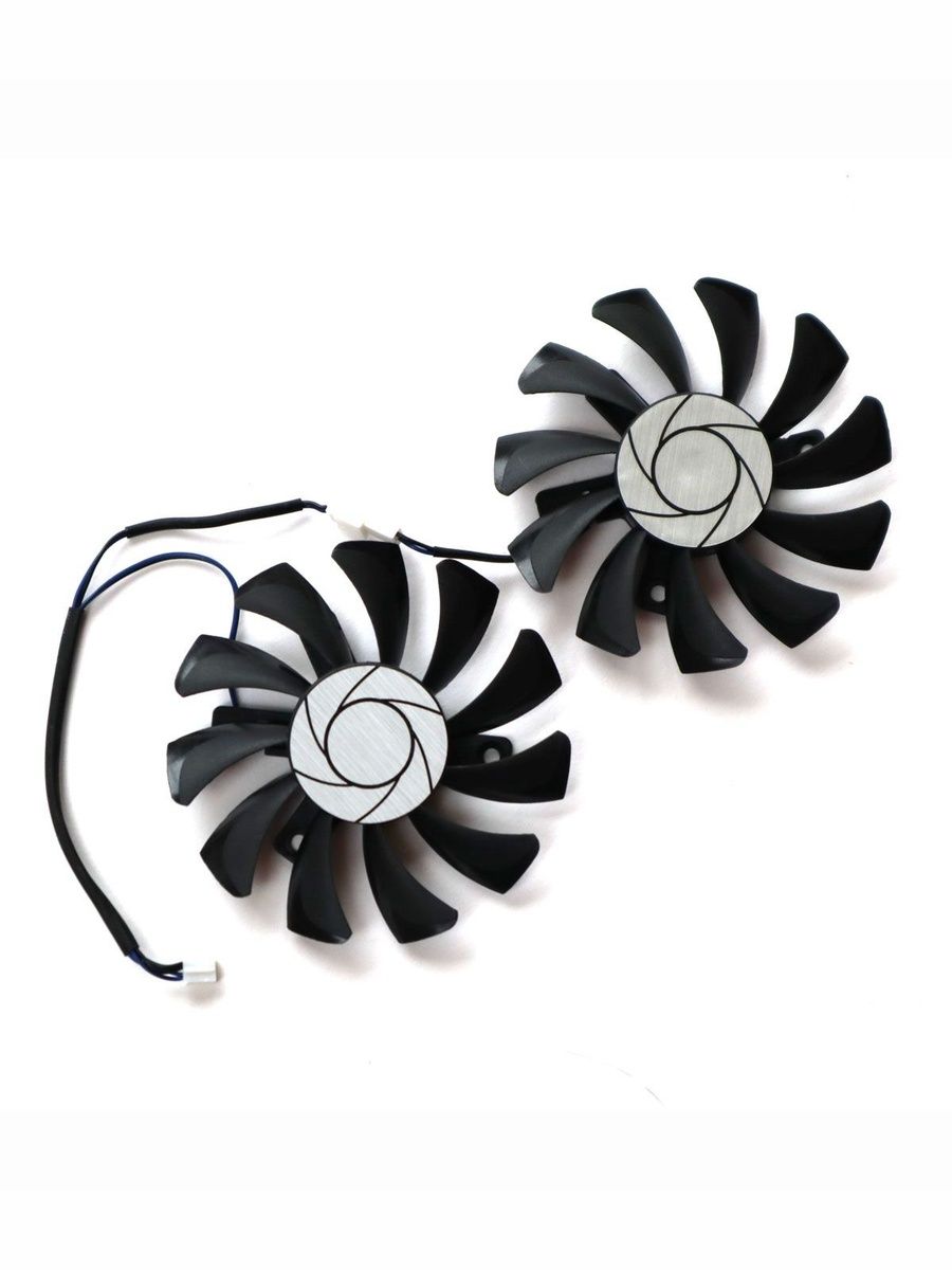 Вентиляторы 75 мм совместимы с MSI 1050 1050ti HA8010H12F-Z кулеры для видеокарты