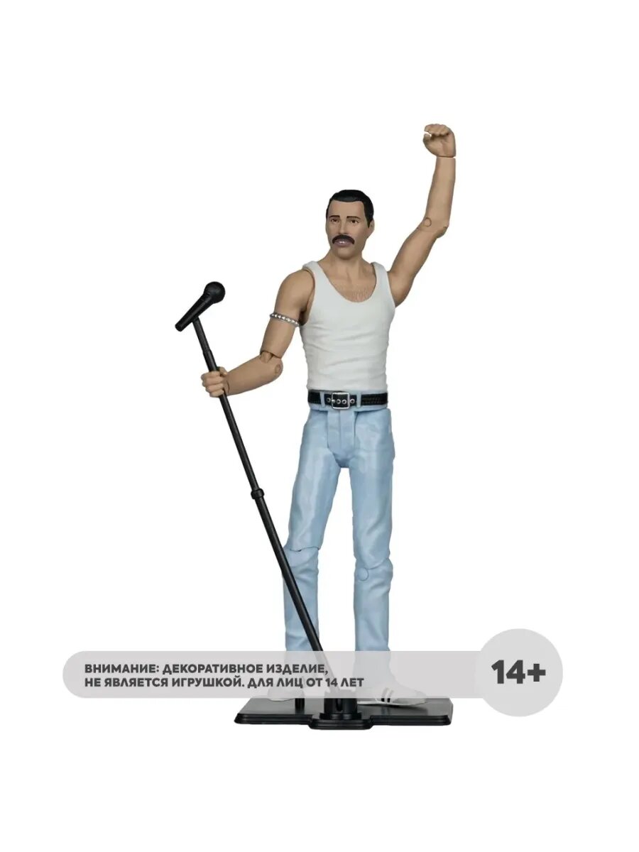 Фигурка McFarlane Фредди Меркьюри QUEEN Rock&Roll Music Maniacs 15см