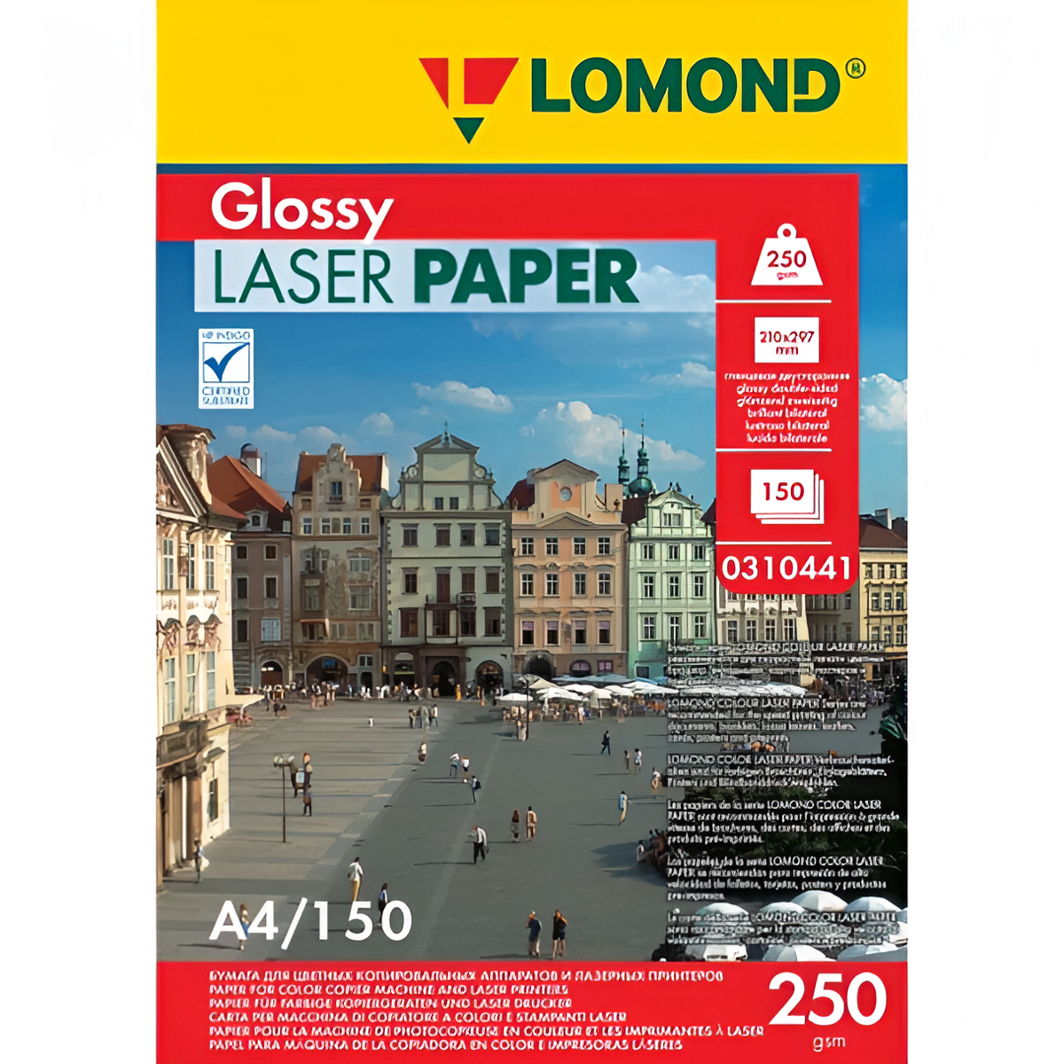 Бумага LOMOND 0310441 двухсторонняя глянцевая А4, 250 г/м2, 150 листов