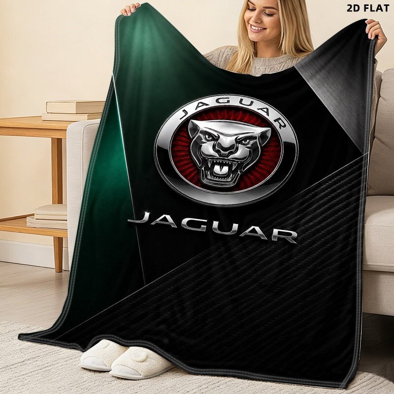 Jaguar плед из флиса с кашемиром