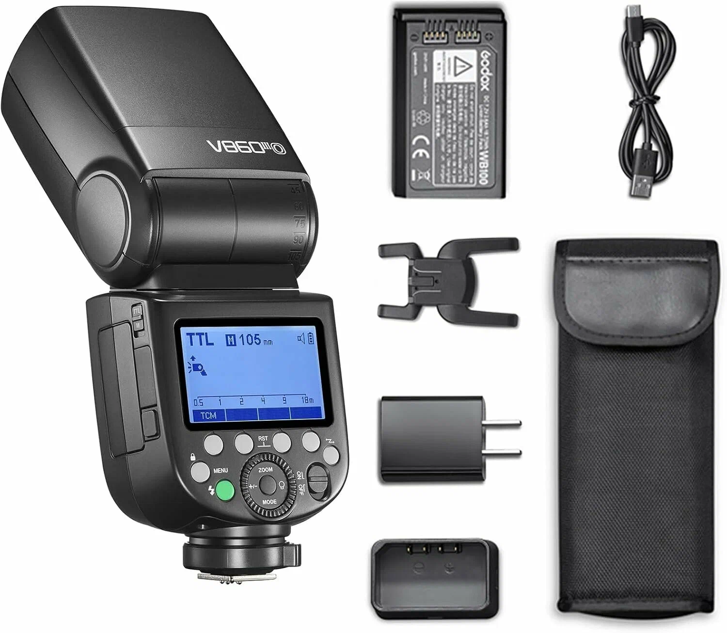 Вспышка Godox V860III-O ， для Олимп , радиосинхронизация, TTL, собственный аккумулятор