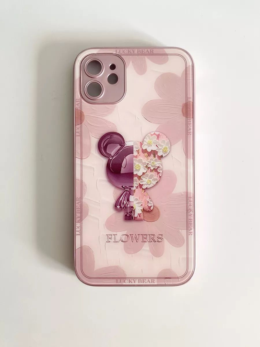Розовый Чехол-Накладка для смартфона Apple iPhone 13, материал силикон, защита камеры